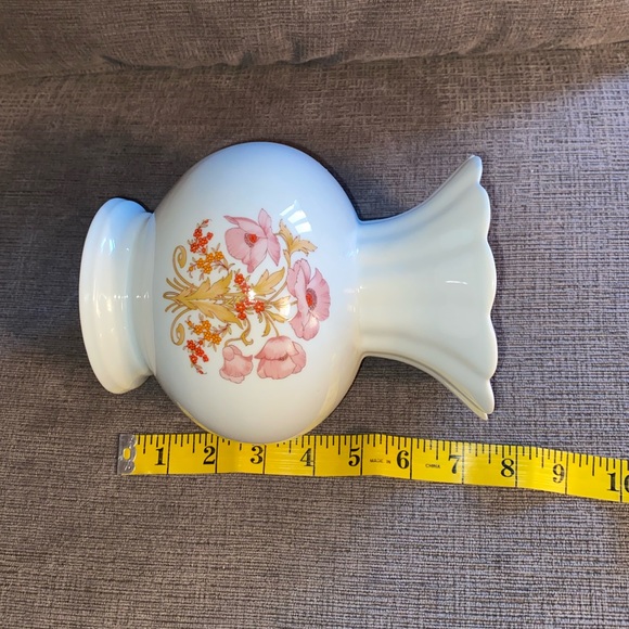 Vintage | Accents | Vintage Leart Large Vase Made In Brazil With Pink ...